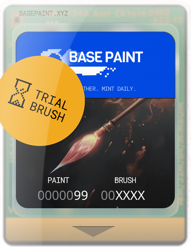 Mint a Brush to participate in BasePaint